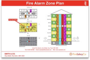 Fire Alarm Zone Plans | BS5839-1:2025 Compliant | QDOS