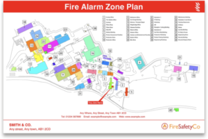 Fire Alarm Zone Plans | BS5839-1:2025 Compliant | QDOS
