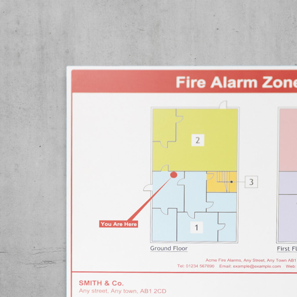 Fire Alarm Zone Plans | BS5839-1:2025 Compliant | QDOS