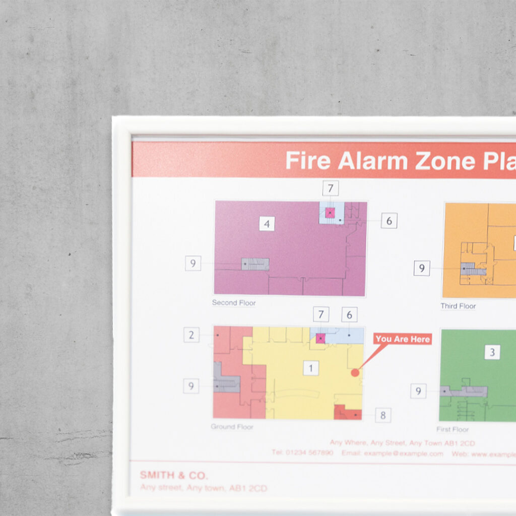 Fire Alarm Zone Plans | BS5839-1:2025 Compliant | QDOS
