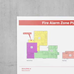 Fire Alarm Zone Plans | BS5839-1:2025 Compliant | QDOS